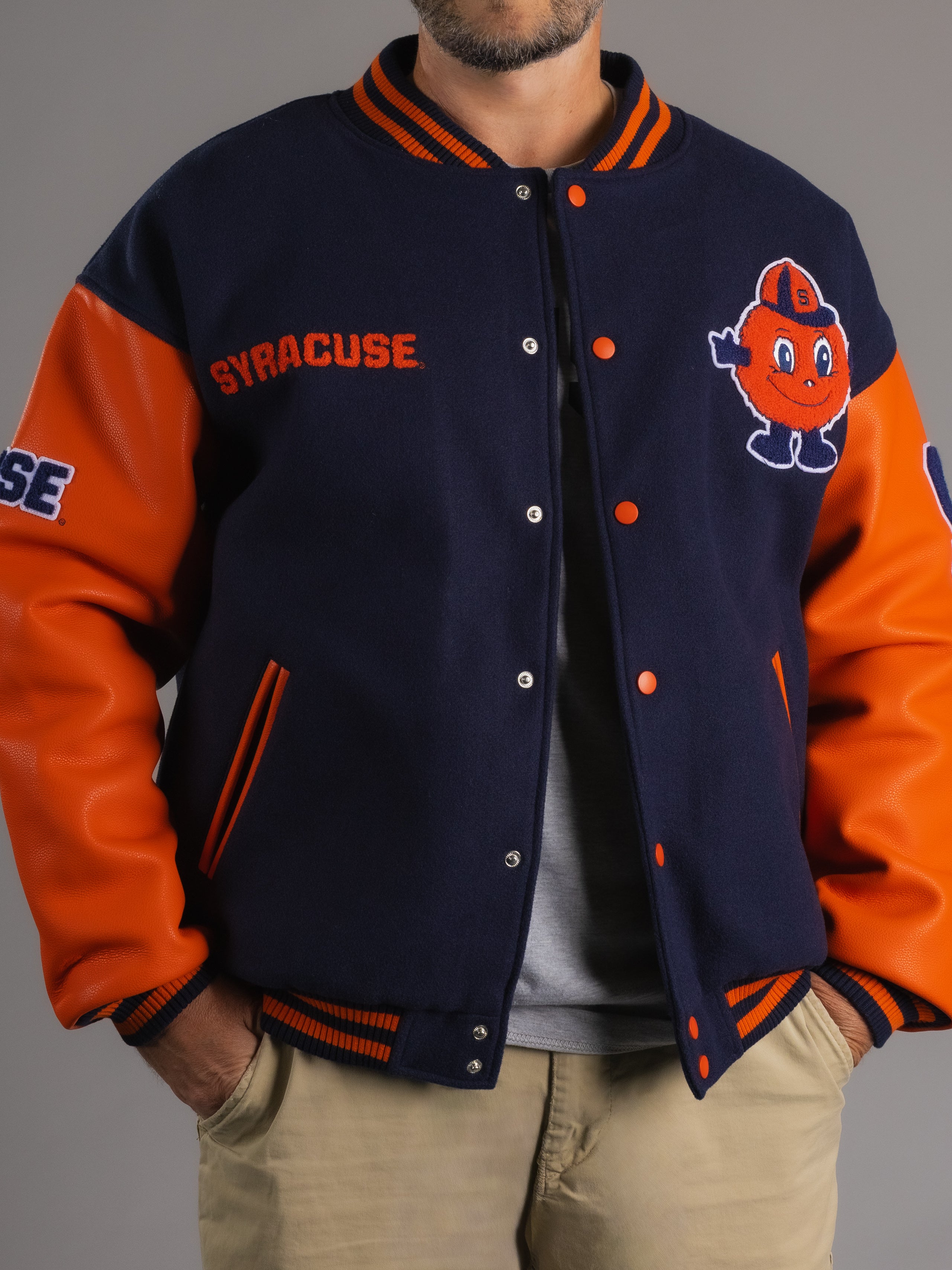 Syracuse Varsity Letterman Jacket – Arena Graffiti